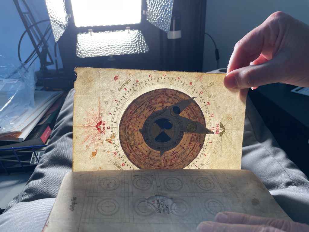 Reconstructing a medieval volvelle – A Monument of Fame